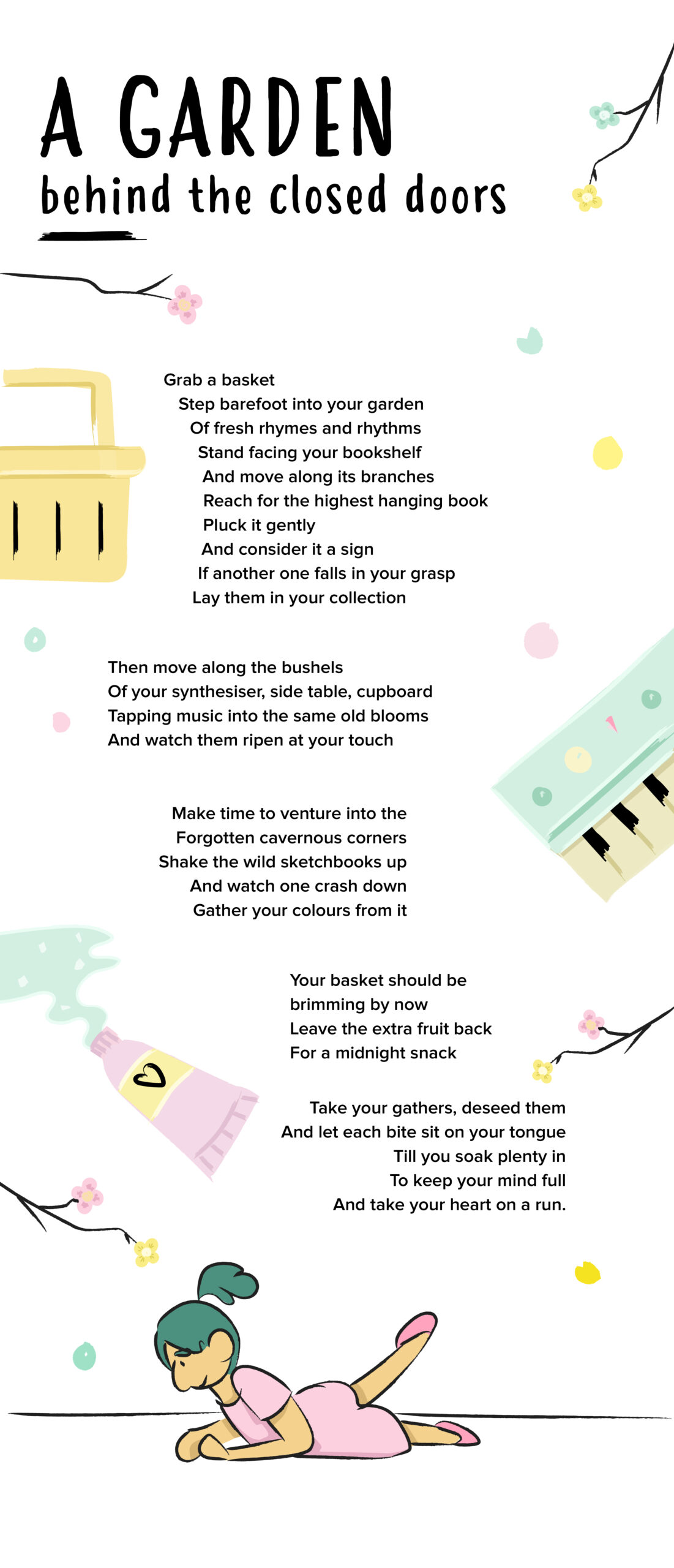 A Garden Behind The Closed Doors - A Poem - Swiggy Diaries