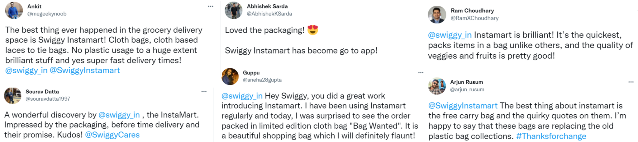 Swiggy Instamart’s bags are now returnable - Swiggy Diaries